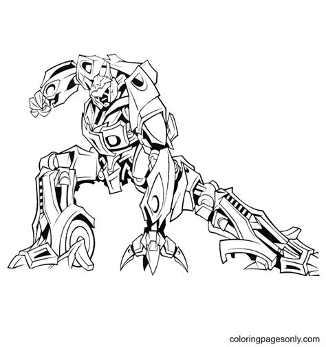 Revenge Of The Fallen Transformers Rampage Coloring Pages