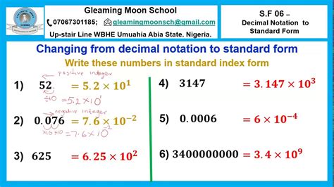 What Is A Decimal In Standard Form